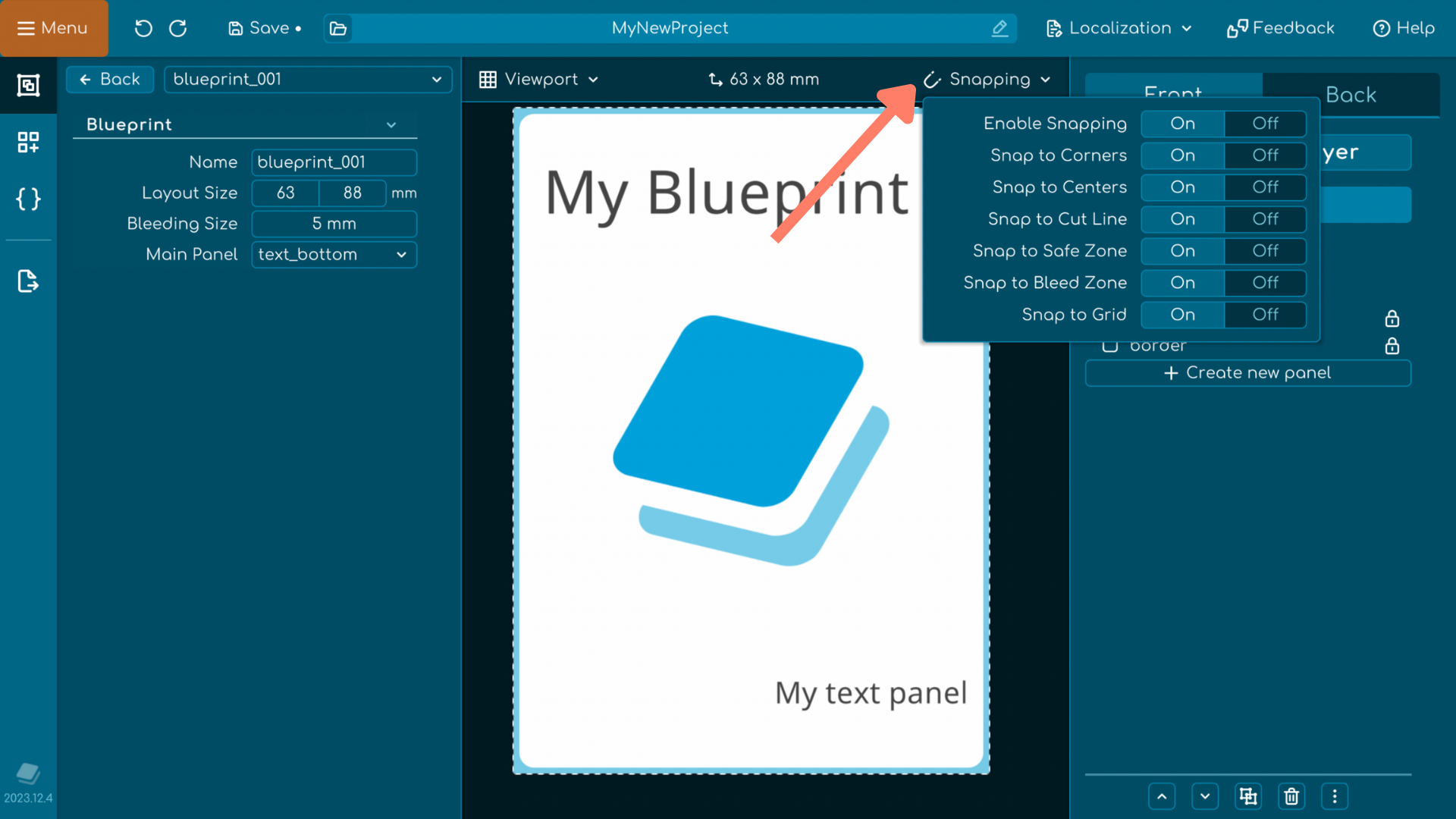 Viewport & Snapping Settings - Tabletop Creator
