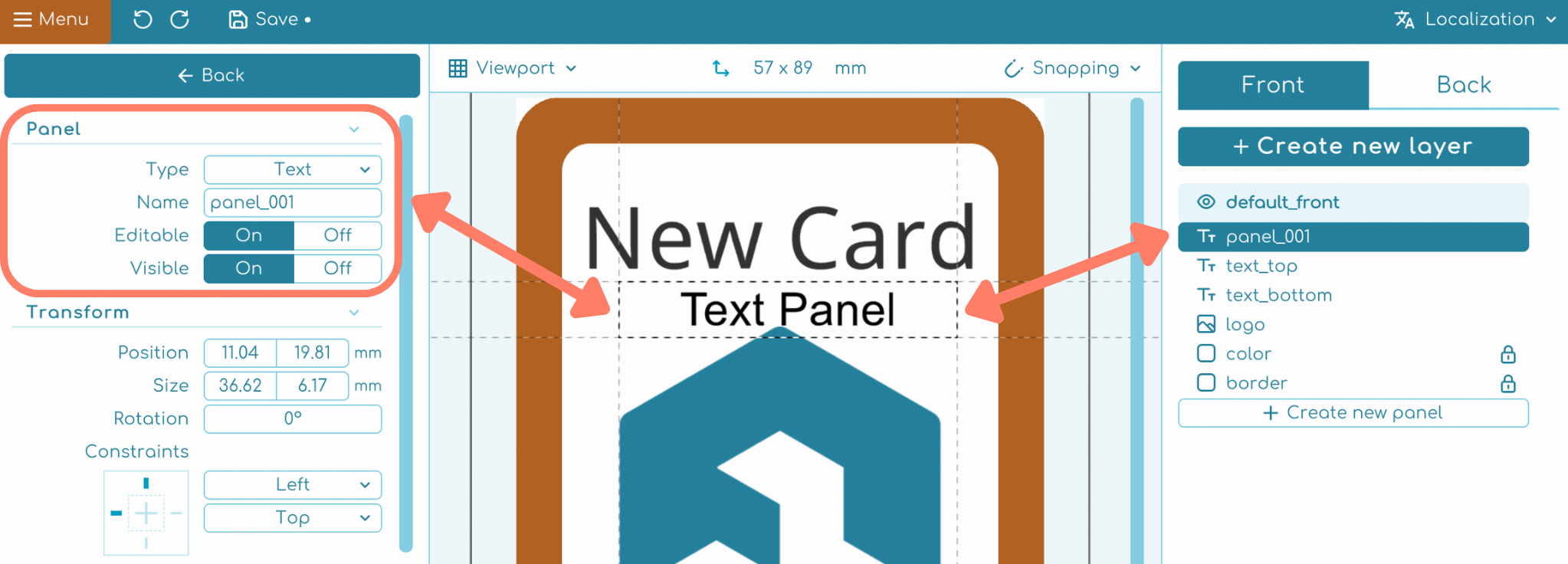 Layers & Panels - Tabletop Creator